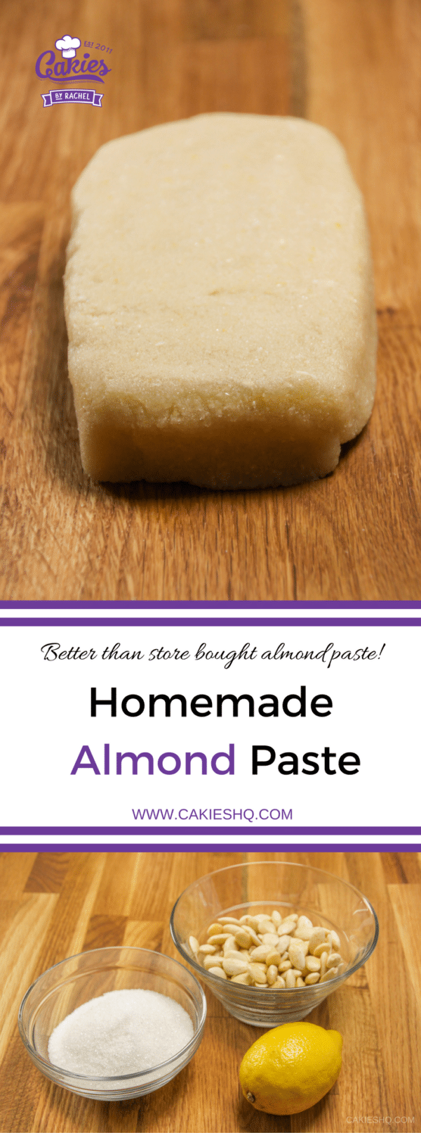 Homemade Almond Paste Recipe | How to Make Almond Paste | Cakies