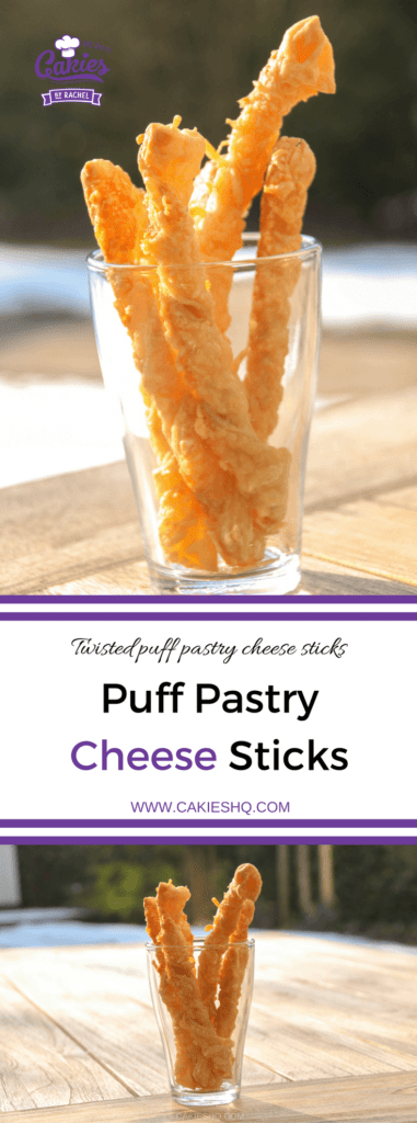 Puff Pastry Cheese Sticks Recipe | An easy party snack