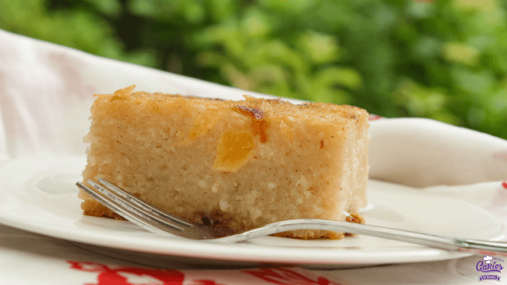 Surinamese Bojo Cake with Pineapple | Cassava-Coconut Pineapple Cake