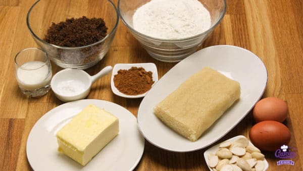 Dutch Gevulde Speculaas - Dutch Spice Cookie Filled With Almond Paste